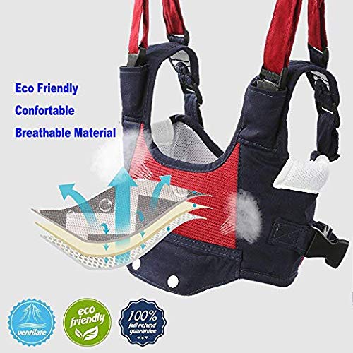Baby Walker, Adjustable Baby Walking Harness Safety Harnesses, Pulling and Lifting Dual Use 7-24 Month Breathable Stand Up & Walking Learning Helper for Infant Child Activity Walker, Light Purple