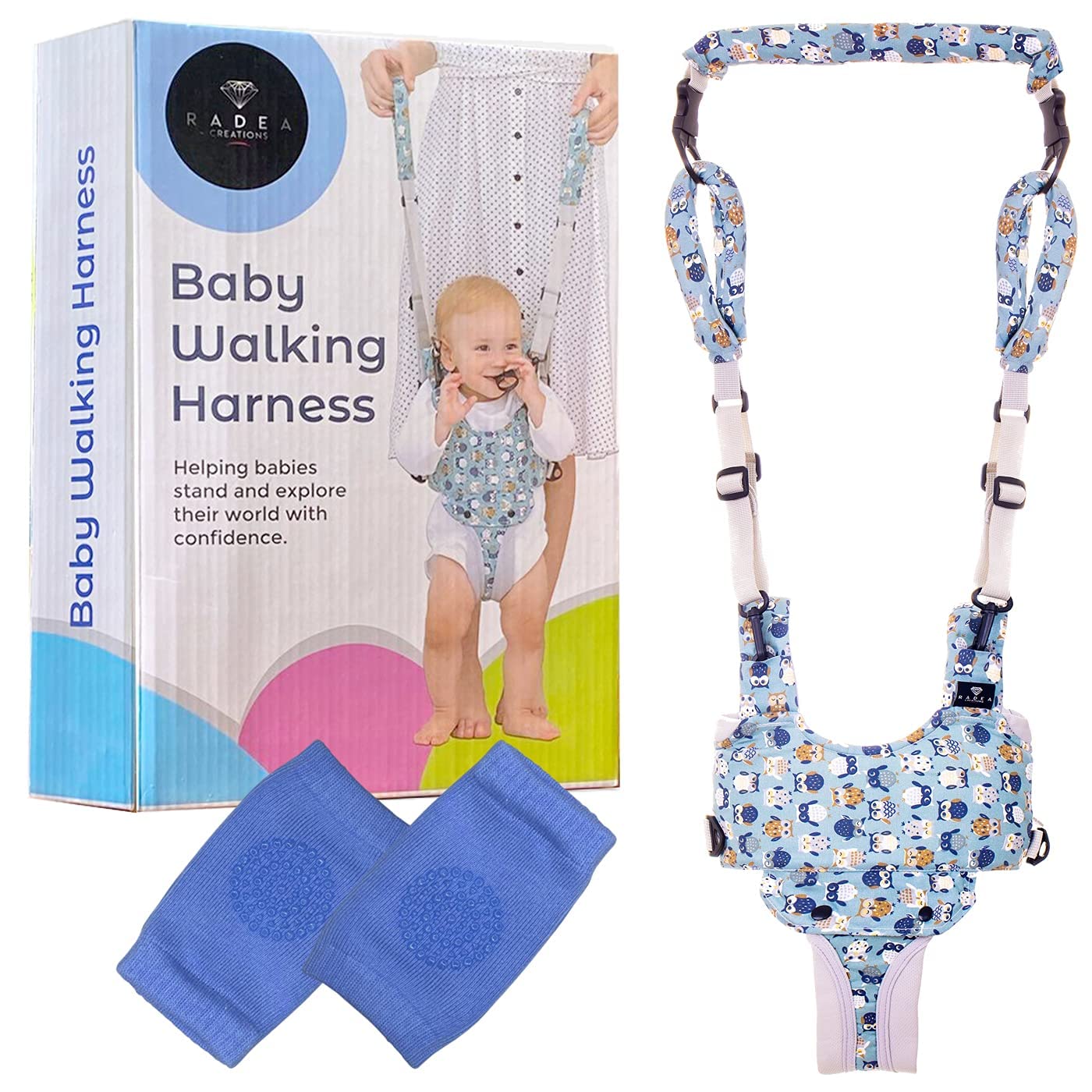 Baby Walking Harness - Easy-Wearing Baby Harness for Walking - Walk & Stand Baby Walker Harness - Comfy Padded Baby Walking Assistant - Walking Harness for Toddlers