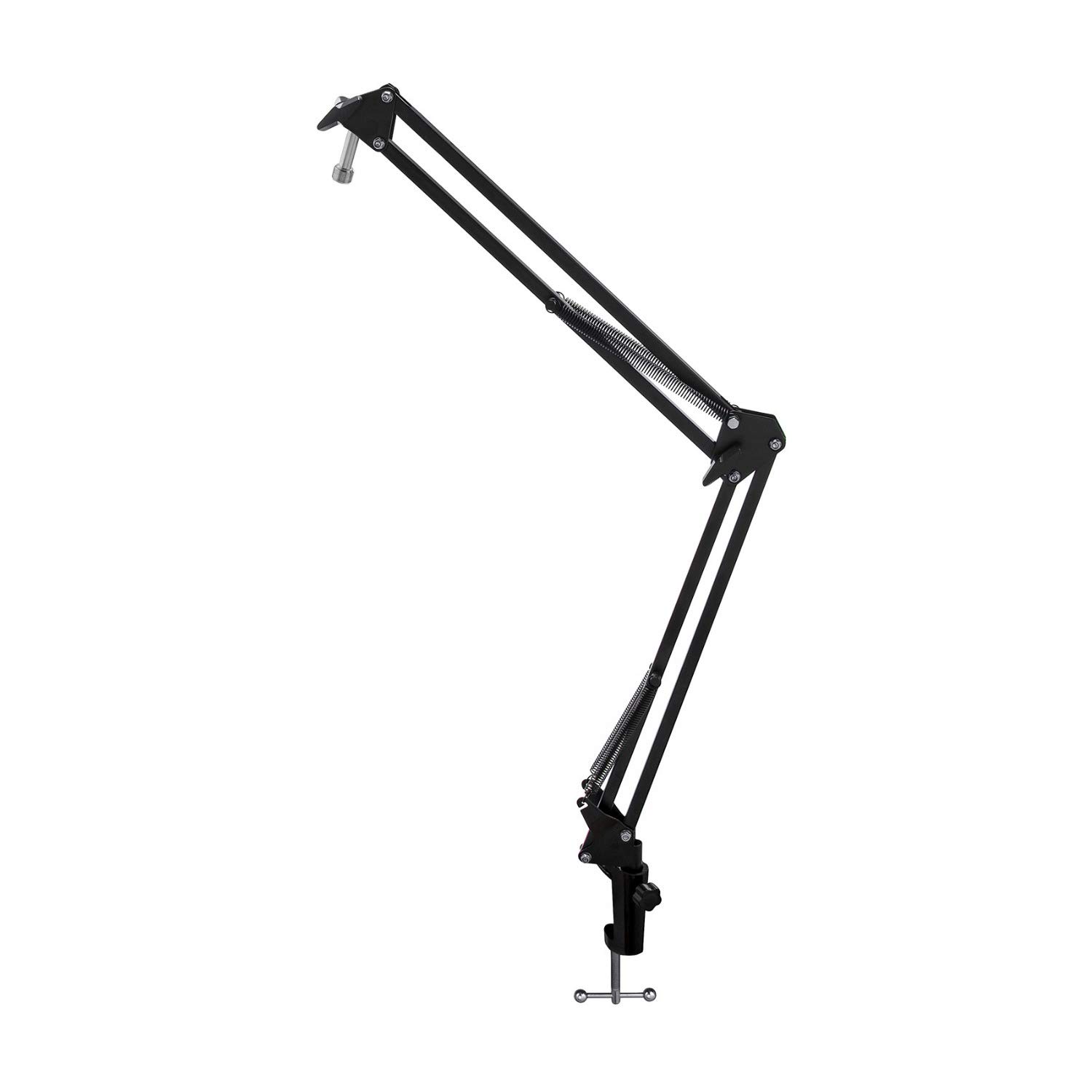 Audio-Technica AT2020USB+ USB Microphone Bundled with Knox Gear USB Hub, Boom Arm, Shock Mount and Pop Filter (5 Items)