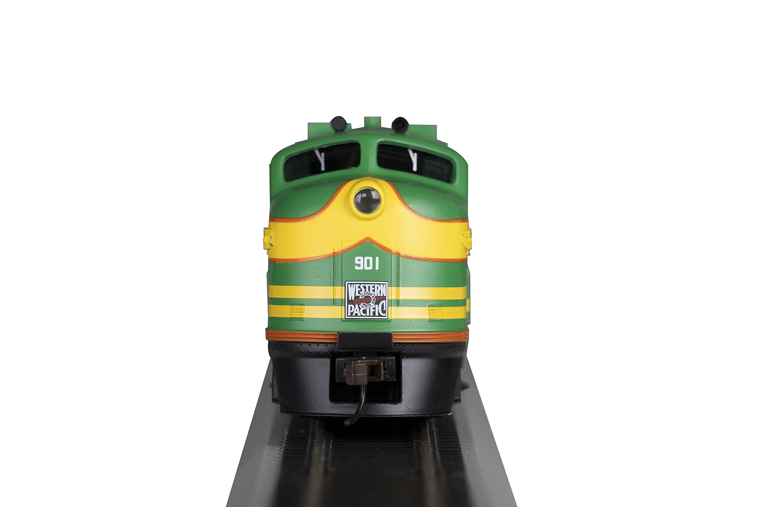 Bachmann Trains - FT - DCC WOWSOUND Sound Value-Equipped Locomotive - Western Pacific (Green & Yellow) - HO Scale,68915