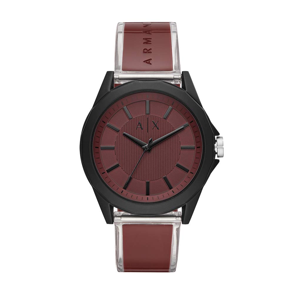 Armani Exchange Men's Drexler AX2641 Grey Polyurethane Japanese Quartz Dress Watch