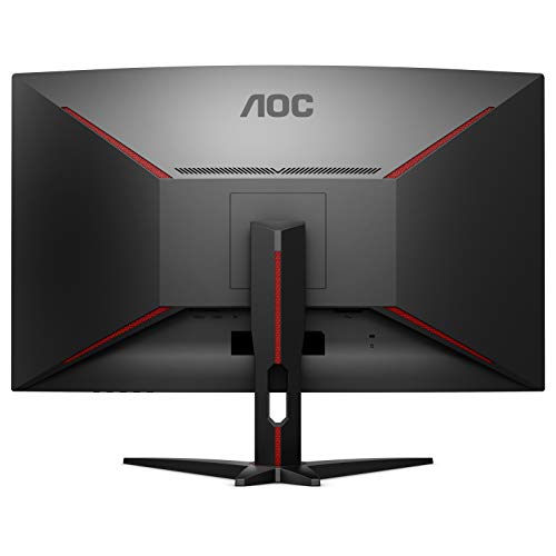 AOC CQ32G1 31.5" Curved Frameless Gaming Monitor, Quad HD 2560x1440, VA panel, 4 ms Response Time, MPRT, 144Hz, FreeSync, DisplayPort/HDMI/VGA, VESA, Black