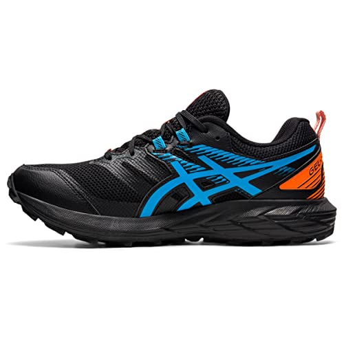 ASICS Men's GEL-Sonoma 6 Running Shoes, 10.5, BLACK/DIGITAL AQUA
