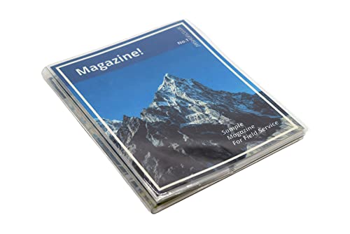 ASVP Shop JW Field Service Vinyl Magazine and Tract Organizer Holder Supplies
