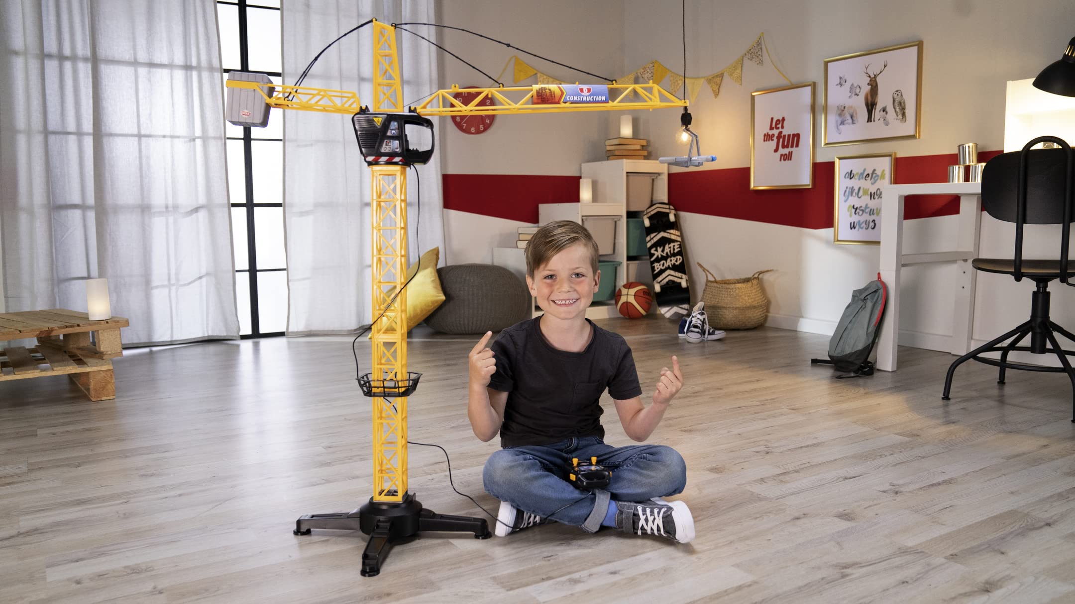 DICKIE TOYS 40" Giant Crane Playset, Multi (201139013)