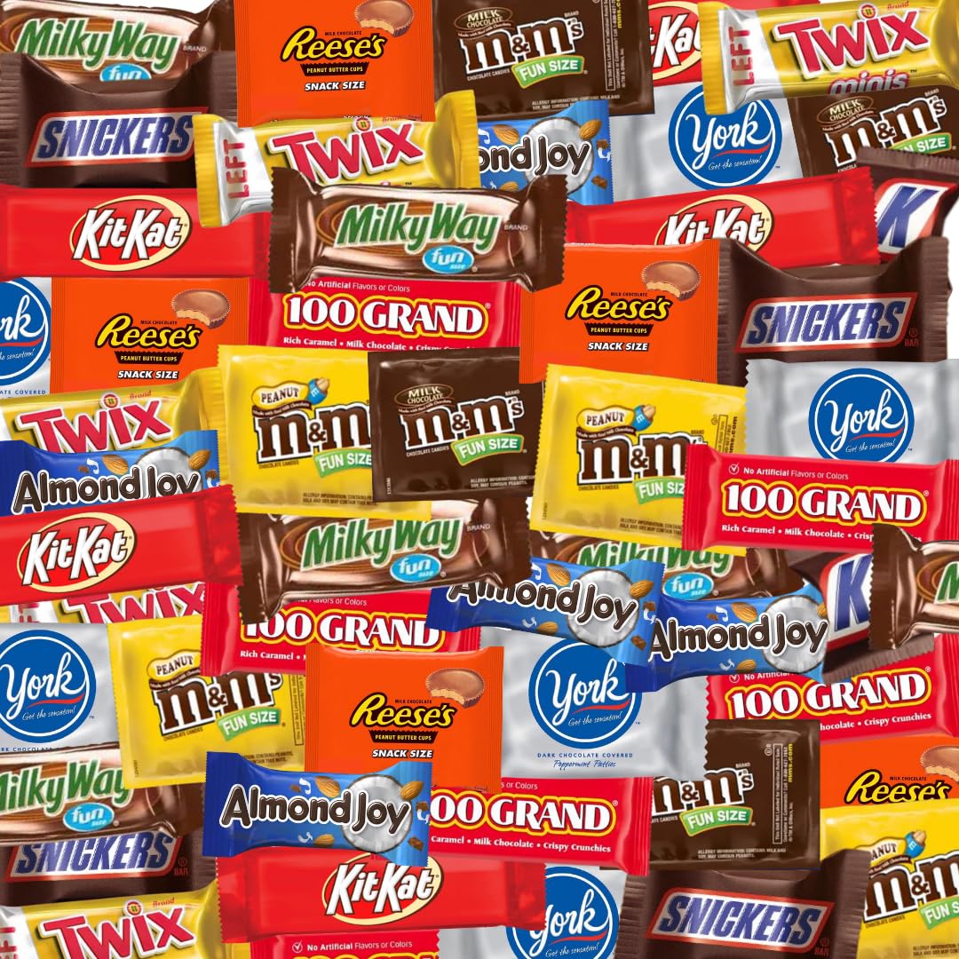 Assorted Bulk Chocolate Variety Pack - Individually Wrapped Party Chocolate Assortment - Chocolate For Every Occasion! (32 Ounces)