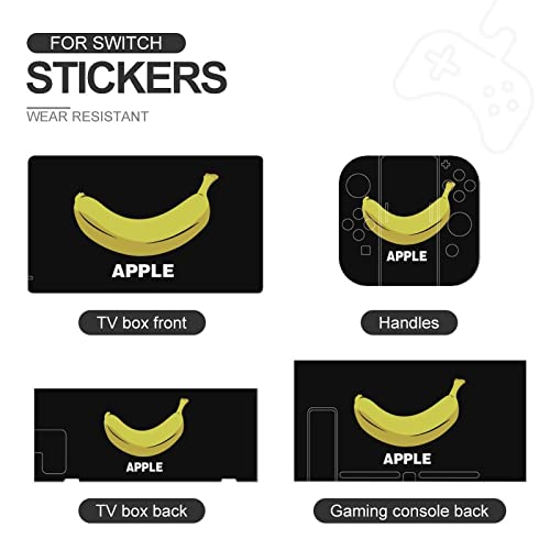 Apple by Diesel Laws Decal Stickers Cover Set Full Wrap Skin for Switch Protection Faceplate Sticker for Switch
