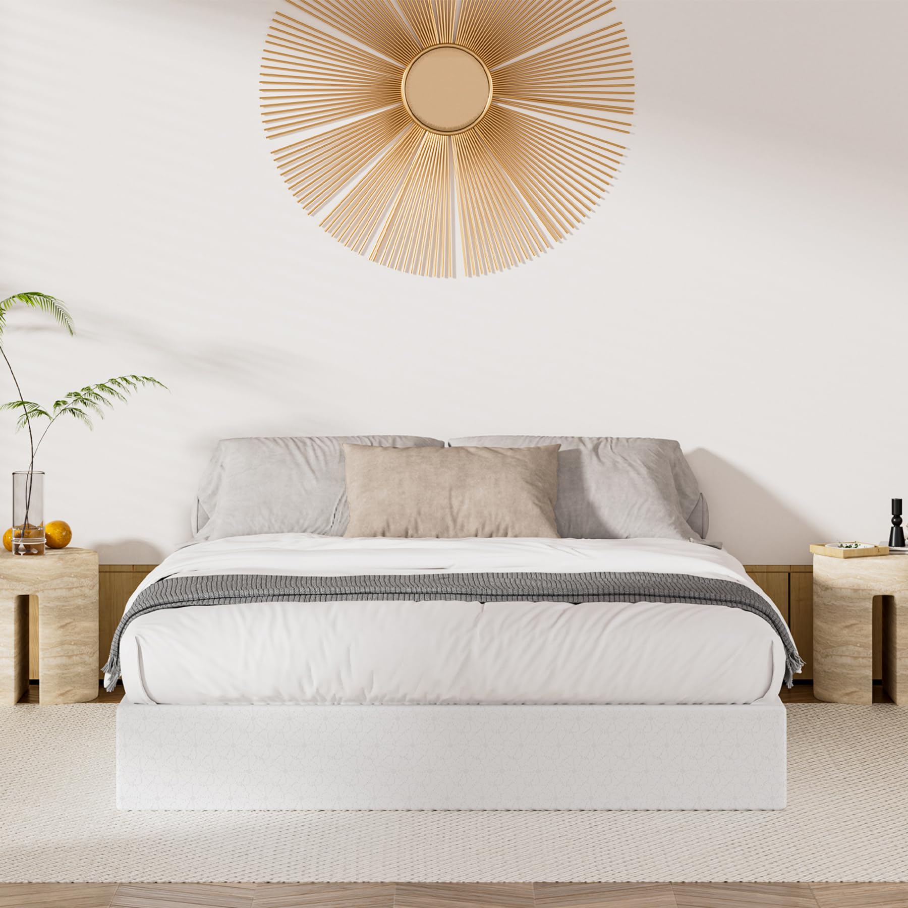 Box Spring for Queen Bed 9 Inch High Profile Queen Box Spring Heavy Duty Metal Queen Size Box Spring Mattress Foundation Sturdy Queen Box Springs for Bed Frame Platform Noisy Free (9 Inch, Queen)