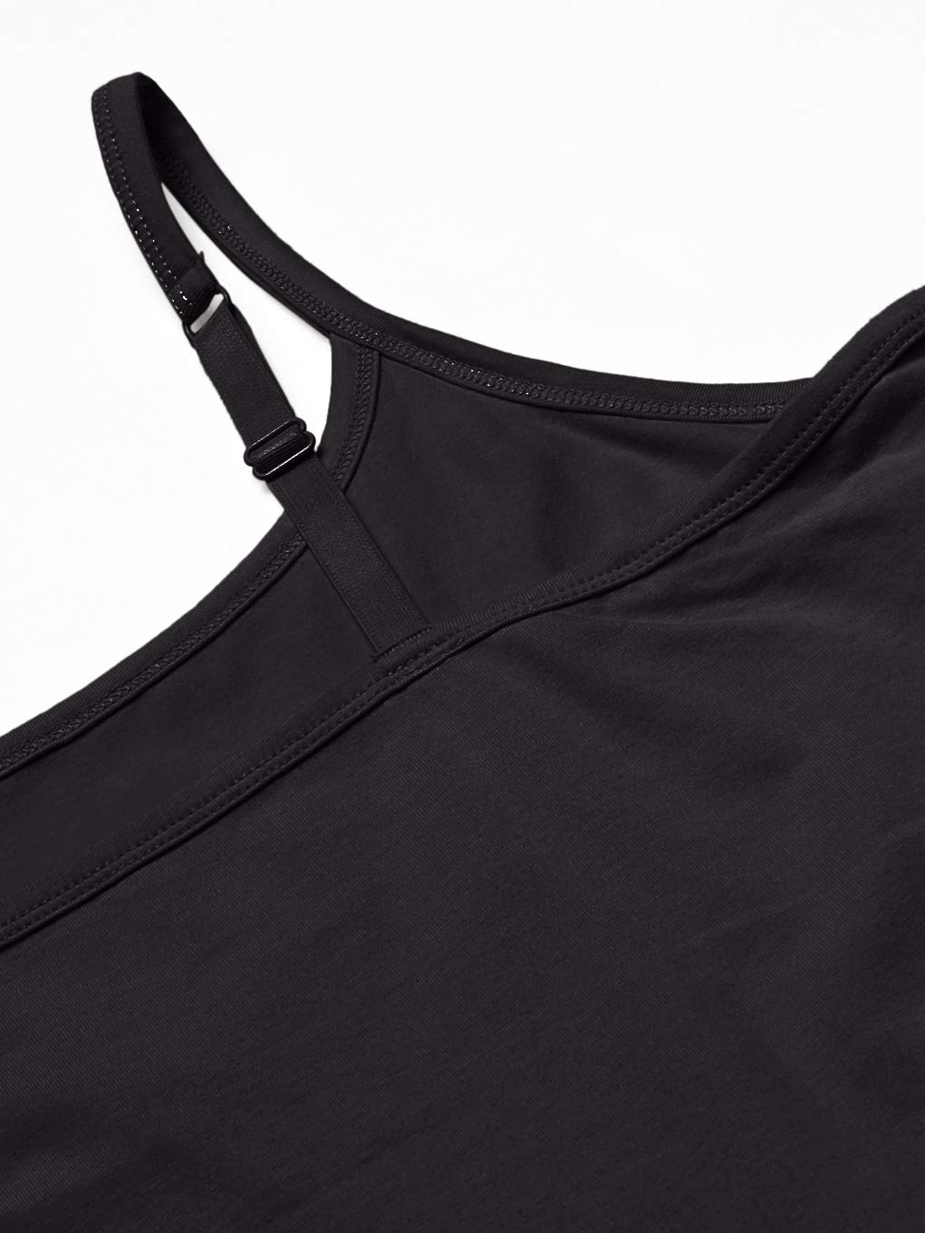 Amazon Essentials Women's Camisole (Available in Plus Size), Pack of 2, Black, 1X