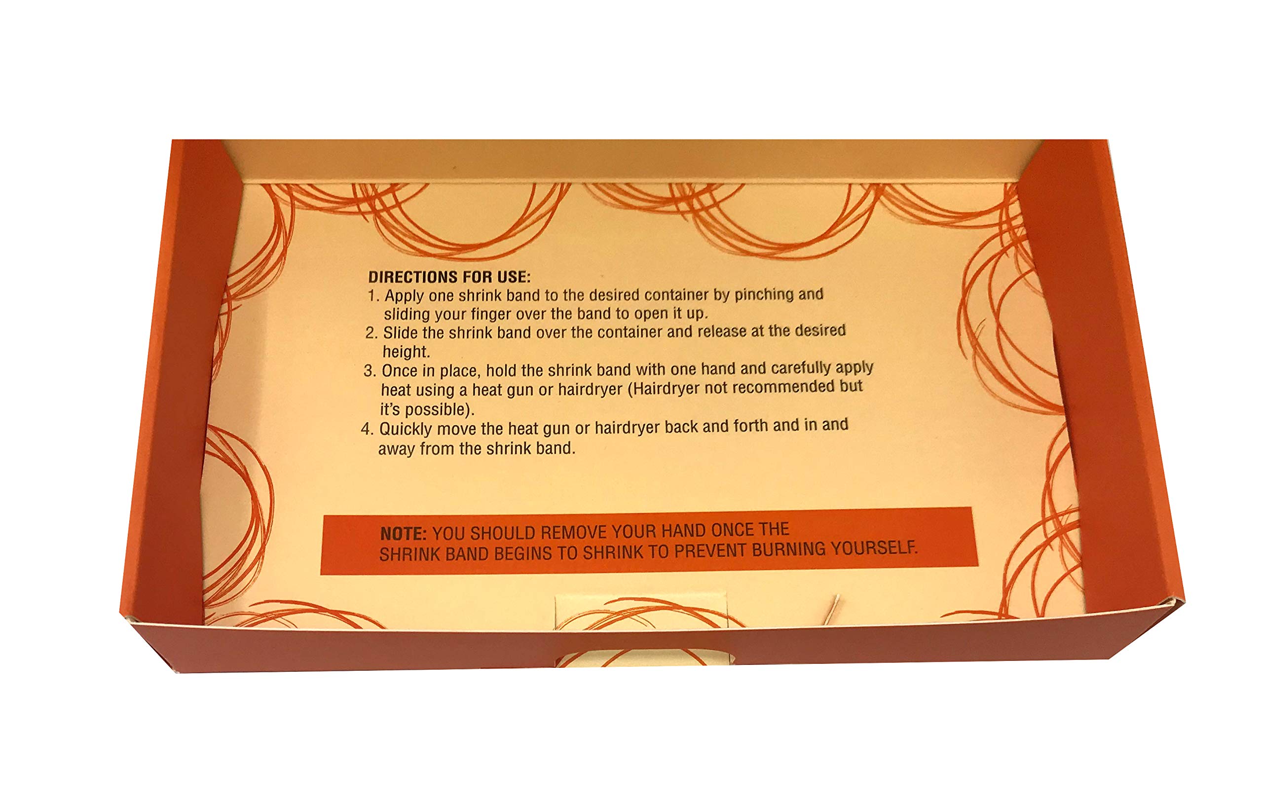 Clear Perforated Shrink Bands for Liquid Bottles and Dropper Bottles [7/8" - 1 1/8" Diameter] (250 Pack)