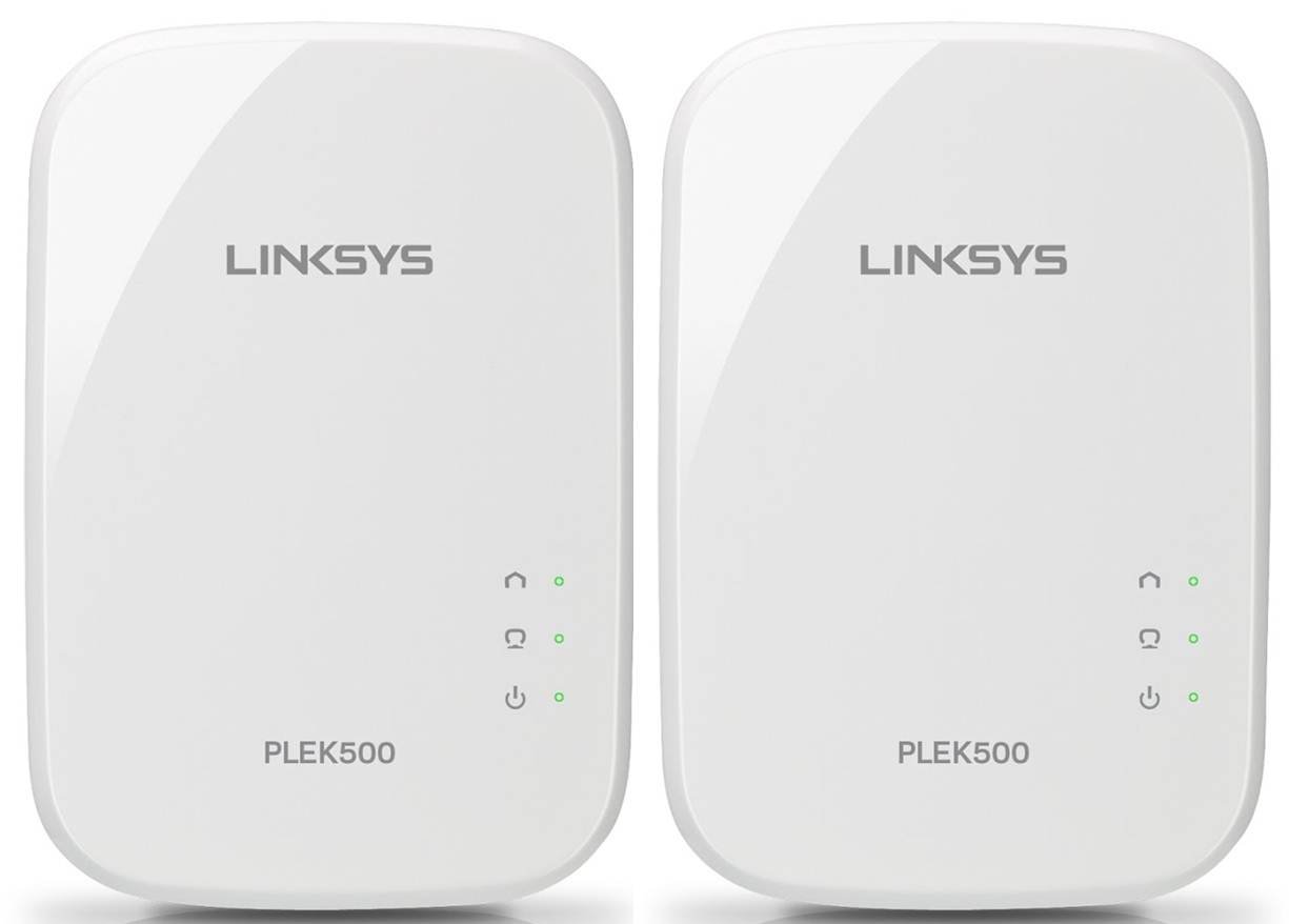 LINKSYS PLEK500 / Powerline HomePlug AV2 1-Port Gigabit Network Adapter Kit