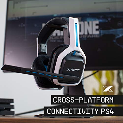 ASTRO Gaming A20 Wireless Headset Gen 2 for PlayStation 5 and 4, PC & Mac - White/Blue