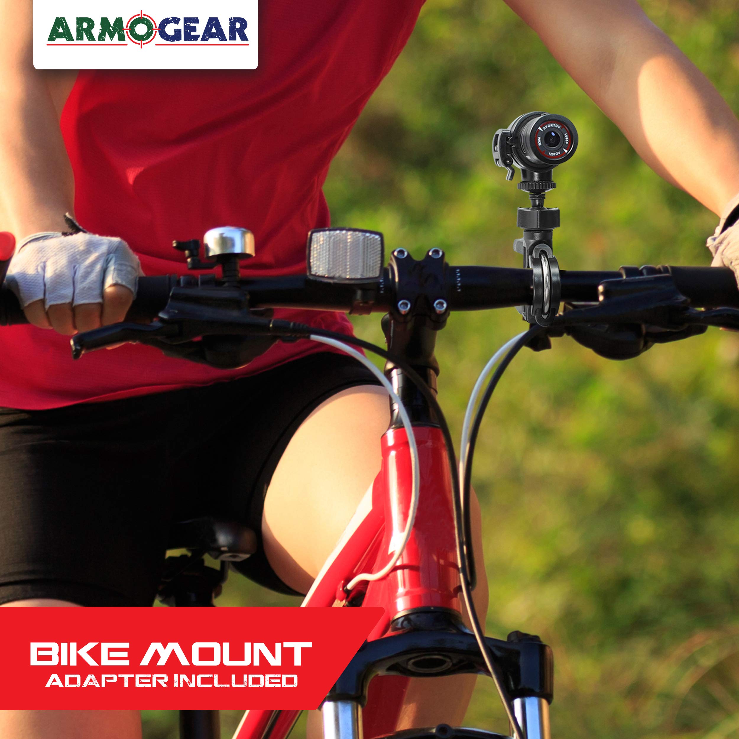 ArmoGear Kids Action Camera with Video Recording β Action Camera Mount on Bike, Helmet, or Laser Gun β Great Sports Accessory for Kids