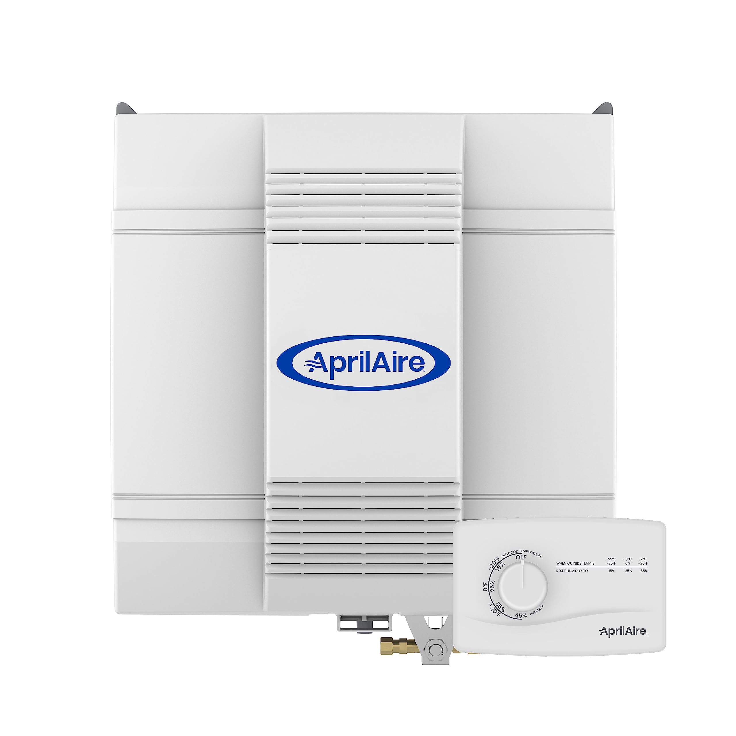 AprilAire 700M Whole-House Humidifier, Manual Fan Powered Furnace Humidifier, Large Capacity Whole-House Humidifier for Homes up to 5,300 Sq. Ft., White