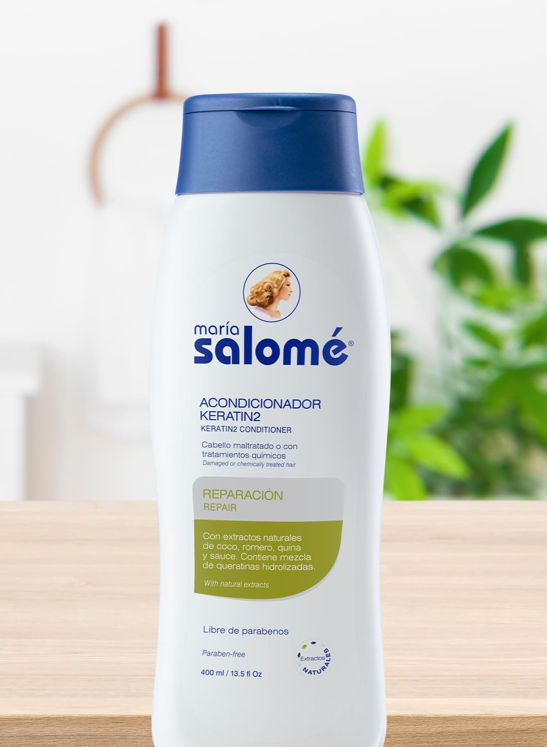 O-CONNMaria Salome Acondicionador Keratin2 Conditioner 400ml 13.5 fl Oz