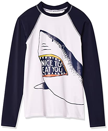 Amazon Essentials Toddler Boys' Swim Rashguard (Previously Spotted Zebra), Shark, 3T