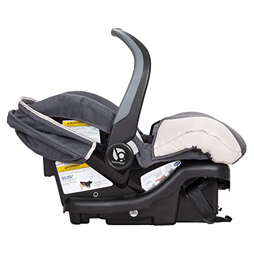 Baby Trend Ally Adjustable 35 Pound Infant Baby Car Seat and Ally 35 Versatile Ultra Safe 4 Position Infant Car Seat Base, Magnolia