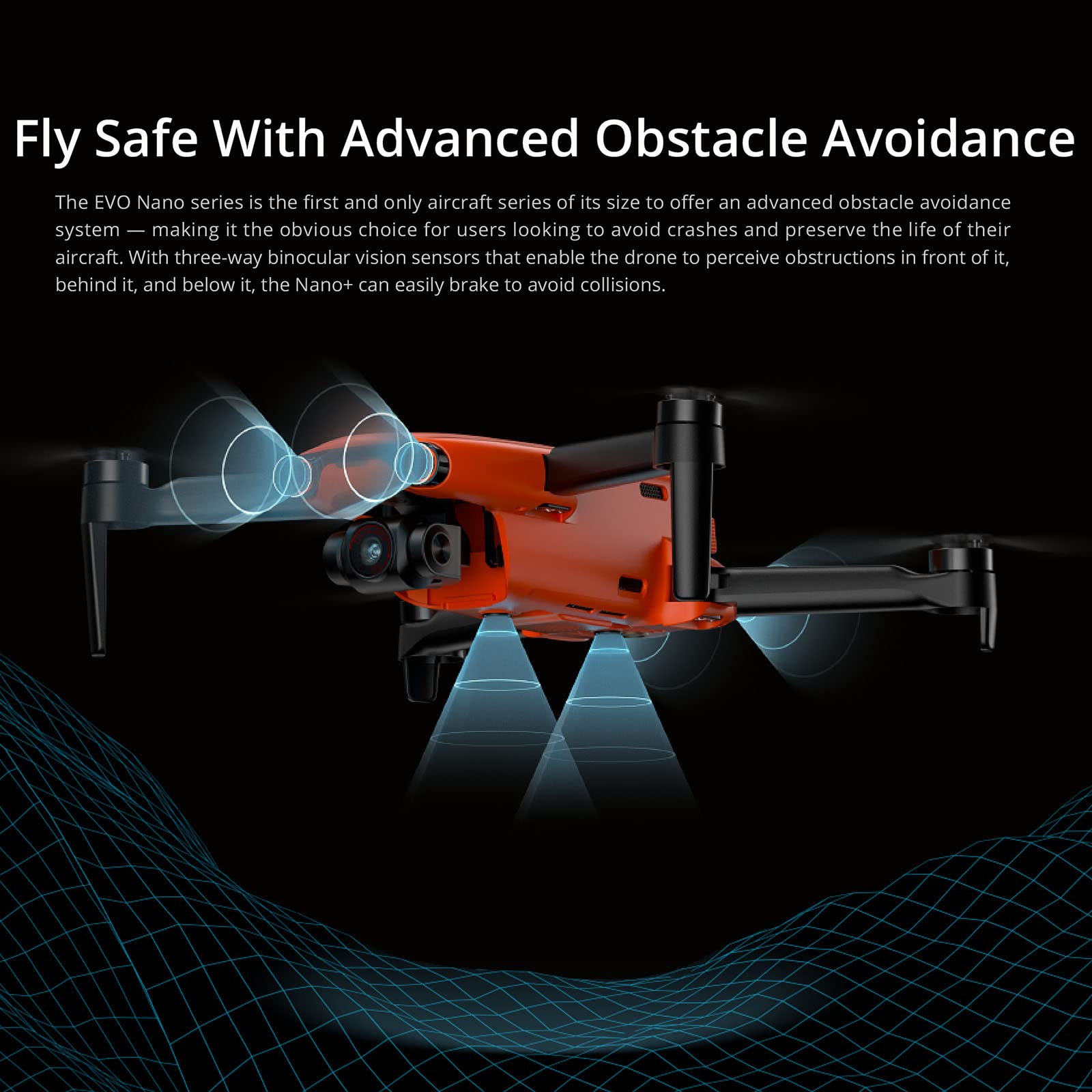 Autel Robotics EVO Nano+ Drone, 1/1.28" CMOS 50MP 4K/30fps HDR Video PDAF + CDAF Autofocus Tracking, 10km 2.7K Video Transmission, Ultralight Camera Quadcopter, Premium Bundle (Orange)