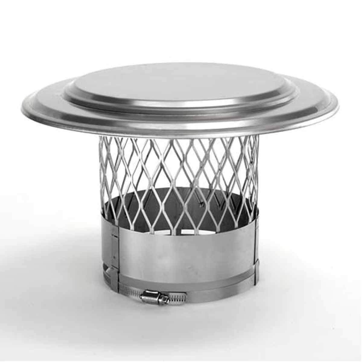 Copperfield Chimney Supply 6" HomeSaver UltraPro Rain Cap for Collarplate Installations