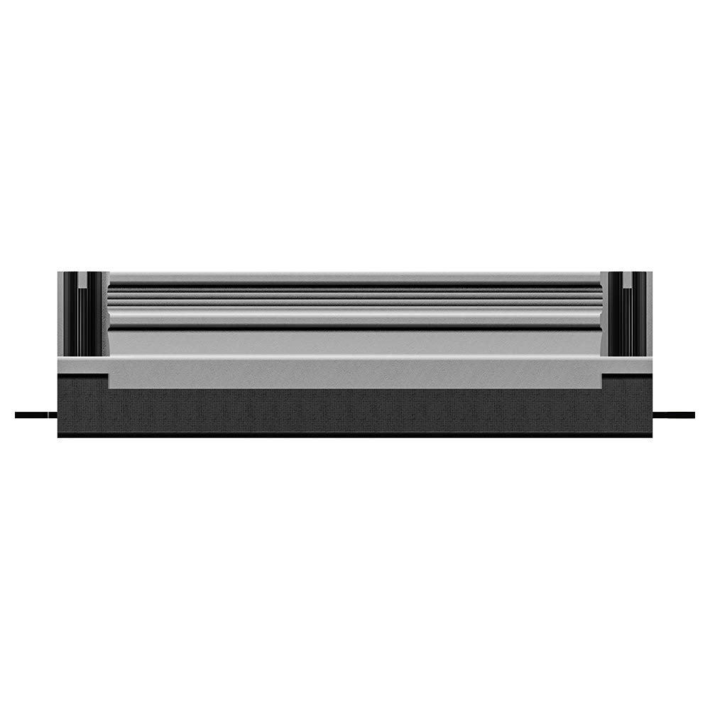 Archgon HS-1110 SSD Heatsink Cooler for PCIe NVMe M.2 2280 SSD for Workstation Server Rugged Computer IPC Industrial Computer Gaming PC Use (Silver)
