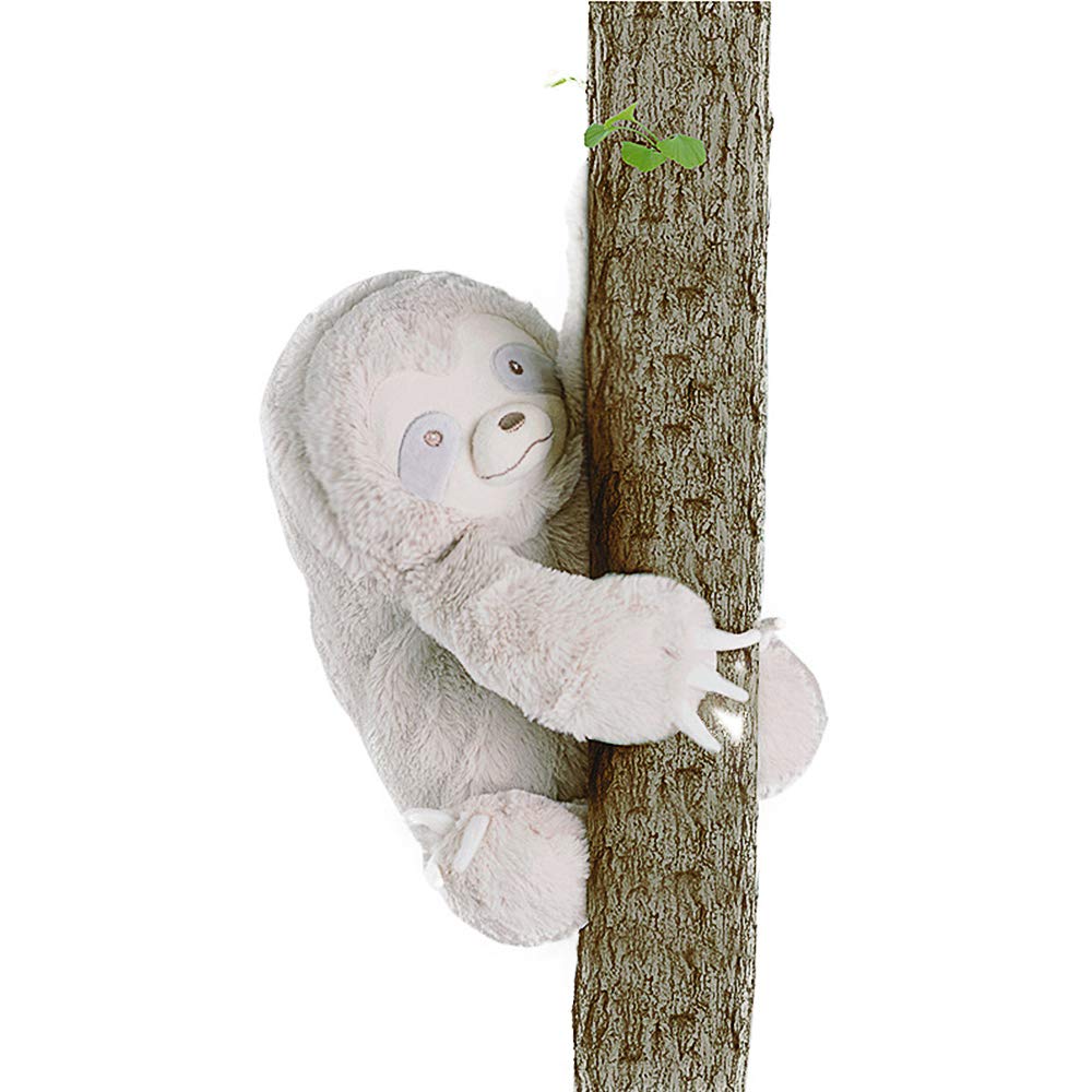 Ice King Bear Baby Sloth Stuffed Animal Plush Toy, 10 Inches, Cute Beige