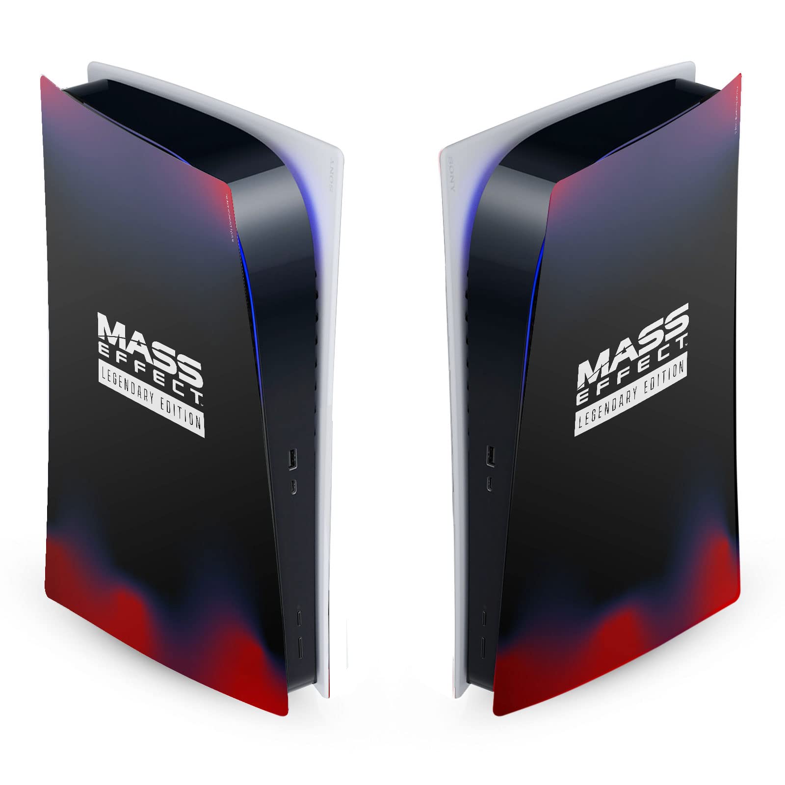 Head Case Designs Officially Licensed EA Bioware Mass Effect Logo Legendary Graphics Vinyl Faceplate Sticker Gaming Skin Decal Cover Compatible With Sony PlayStation 5 PS5 Digital Edition Console
