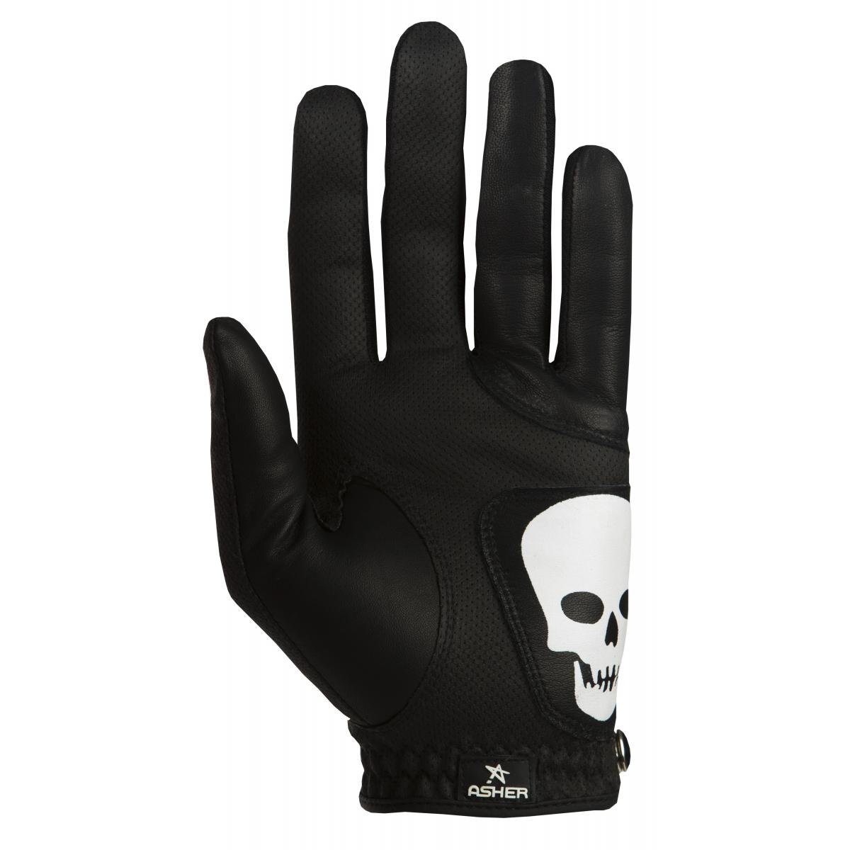 Asher Men's Deathgrip Left Hand Glove, White, Medium