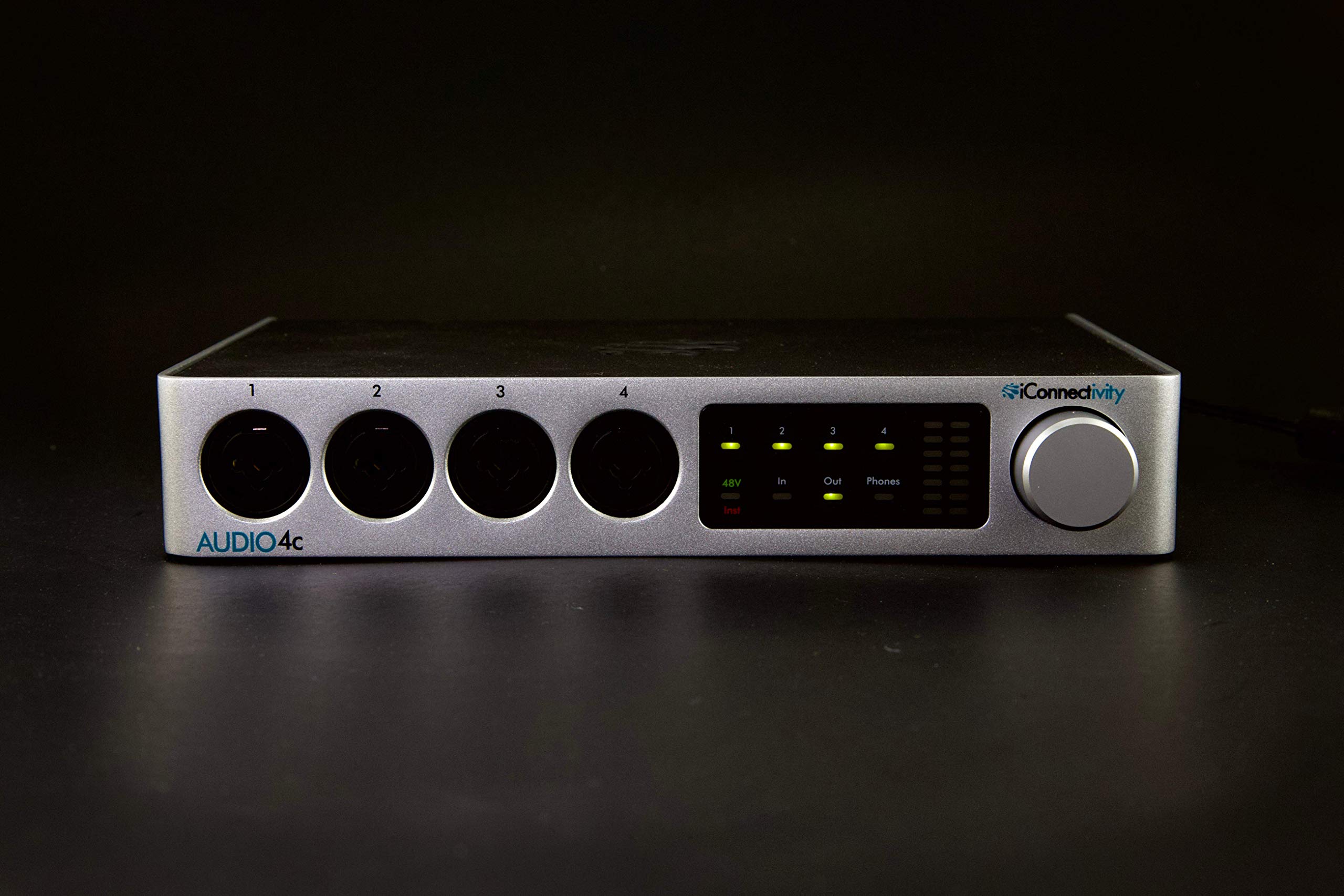 iConnectivity AUDIO4c Audio + MIDI Interface for Streaming, Live Performance and Recording