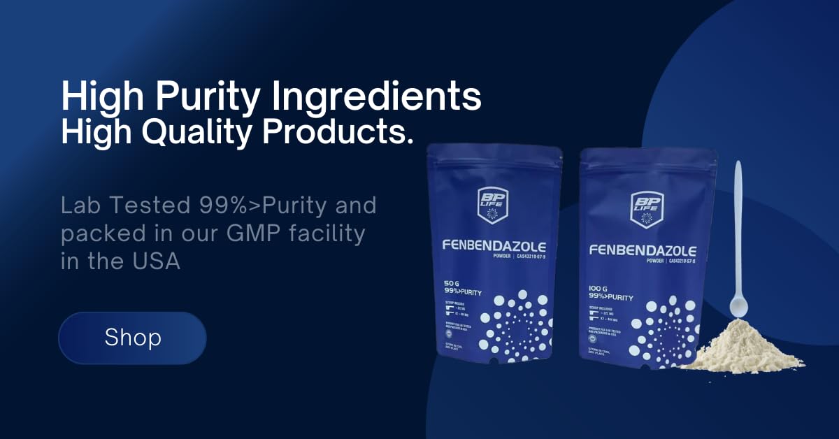 BP Life | 100g Powder | 222mg Scoop | >99% | Laboratory Tested