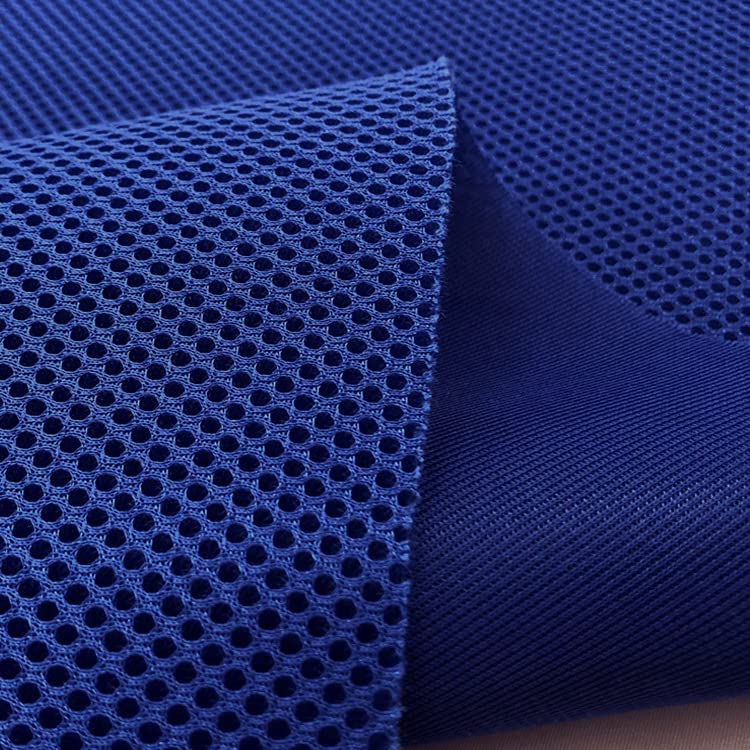 Tong Gu 59 inch 3D Air Sponge Mesh Fabric Thick Three Layer Sandwich Spacer Shoes Car Seat Craft (Blue)