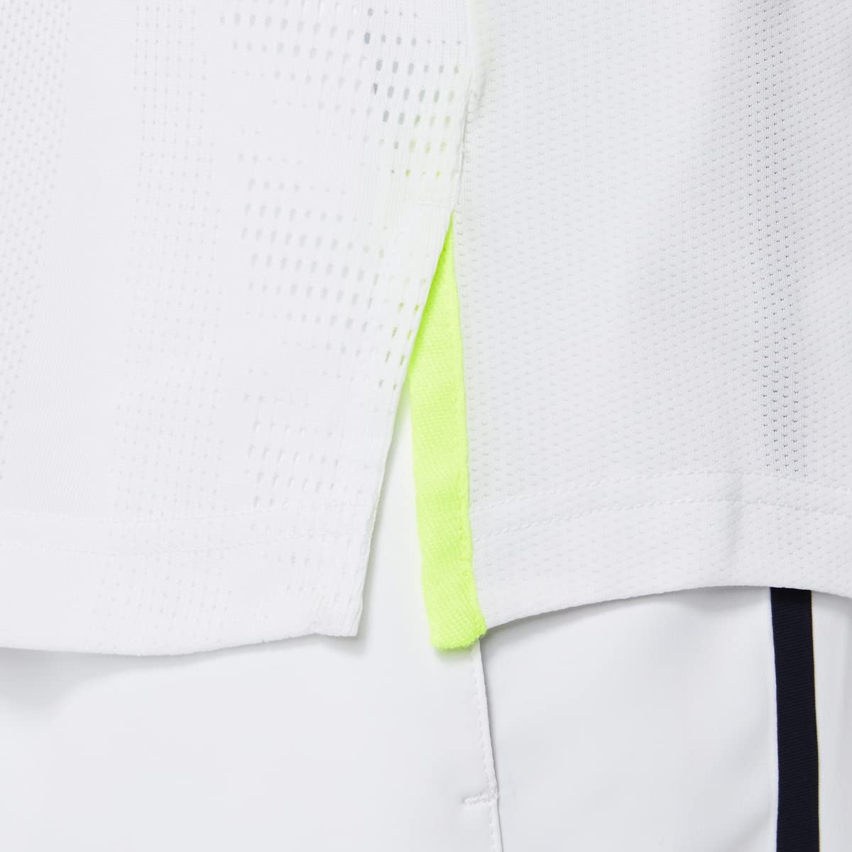 ASICS Men's Match ACTIBREEZE Short Sleeve TOP Tennis Apparel, S, Brilliant White