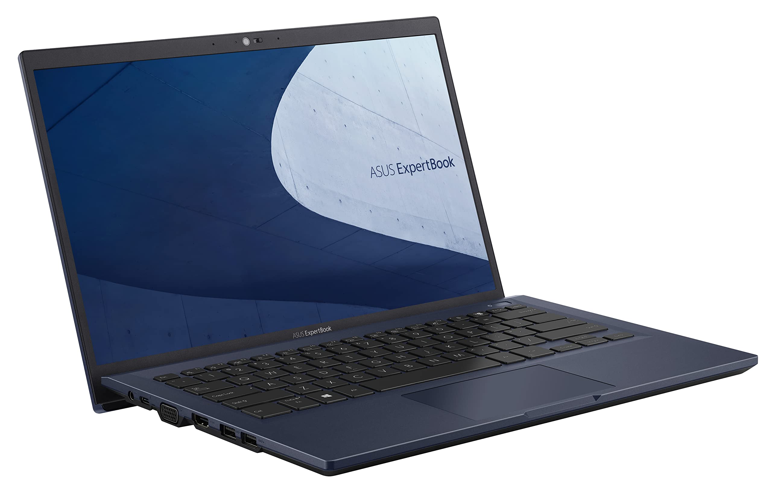 ASUS ExpertBook B1 Business Laptop, 14” FHD, Intel Core i5-1135G7, 512GB SSD, 8GB RAM, Military Grade Durable, AI Noise Cancelling, Webcam Privacy Shield, Win 10 Pro, Star Black, B1400CEA-XH54