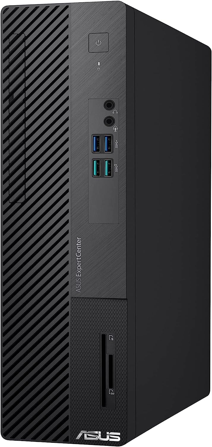 ASUS ExpertCenter D5 SFF Mini Desktop PC (Intel i5-12400 6-Core, 32GB RAM, 2TB PCIe SSD + 6TB HDD (3.5), Intel UHD 730, WiFi 6, Bluetooth 5.2, DVD-ROM, RJ-45, Win 11 Pro) w/Dockztorm Dock
