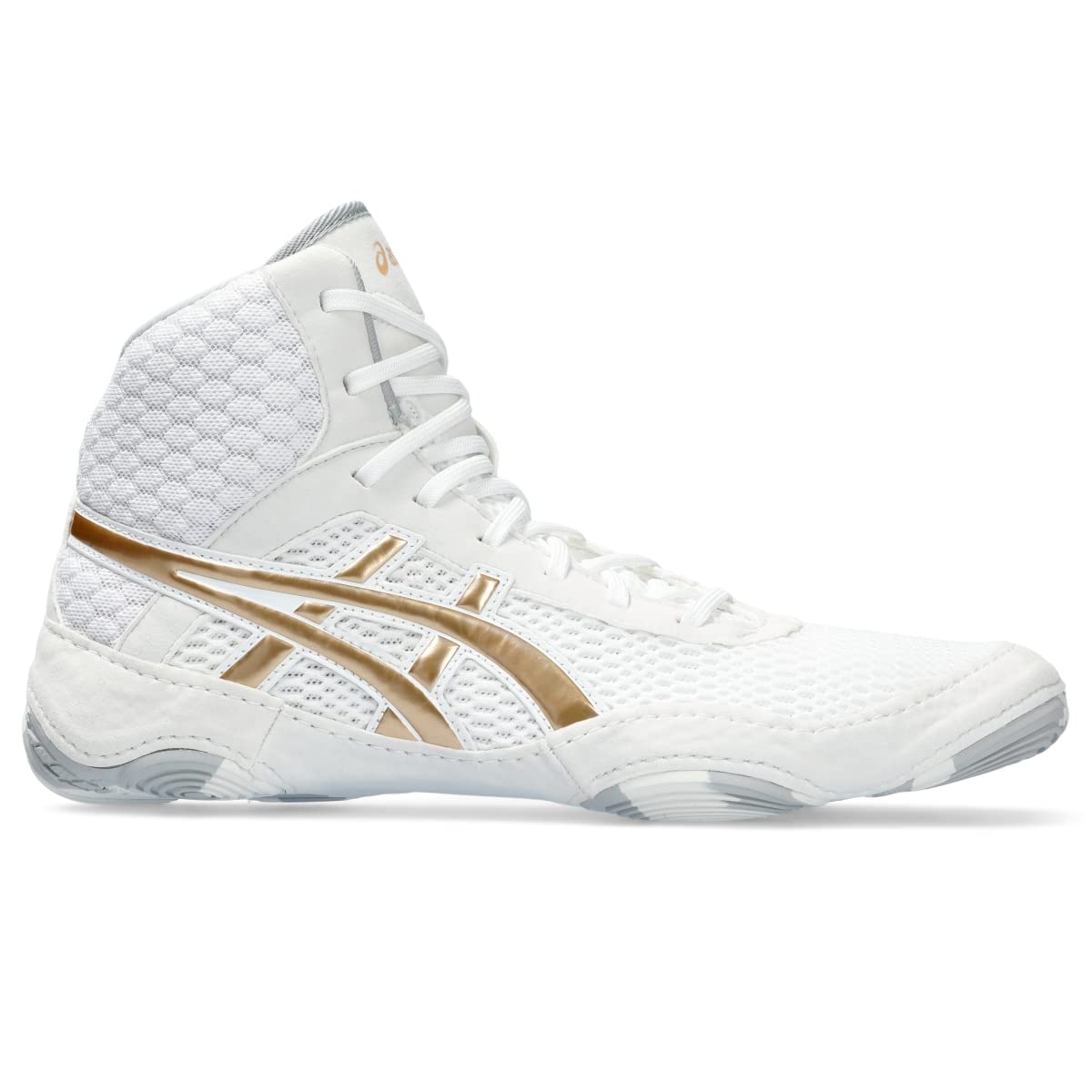 ASICS Women's MATBLAZER Wrestling Shoes, 12, White/Champagne