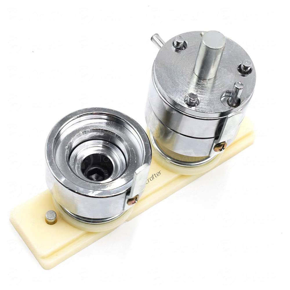 Badge Punching Die Interchangeable DIY Mould Round Button Mold for Button Maker Machine (44mm 1¾ inch)