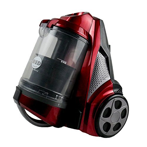 Artix - AHC-RR Revo Red Canister Vacuum - HEPA Certified Small Bagless Canister Vacuum Cleaner (Renewed)