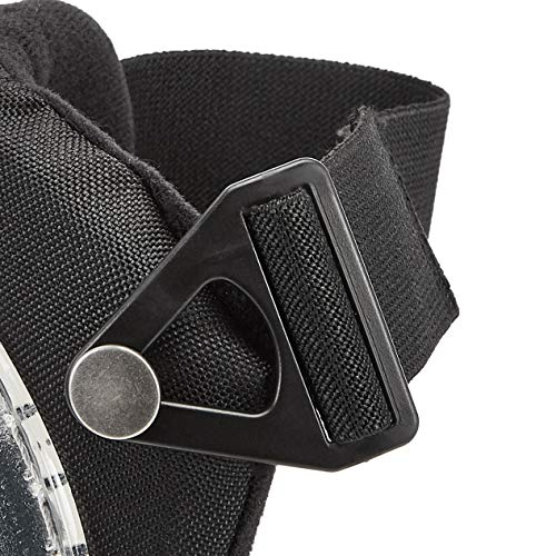 AmazonCommercial Easy swivel Knee Pads, 9 in, Clear, 1 pair