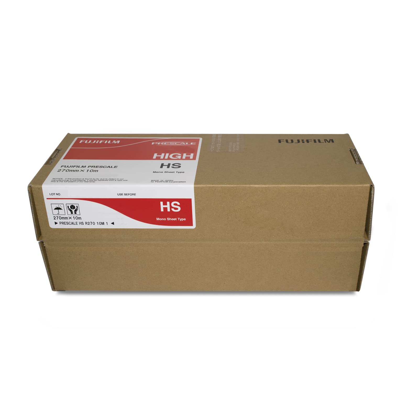 Fujifilm Prescale High Pressure (HS) - Surface Pressure Mapping - Pressure Indicating Film - Tactile Sensor - Pressure Range 7,100-18,500 PSI; 32.8 ft. x 10.6 in. Film Roll