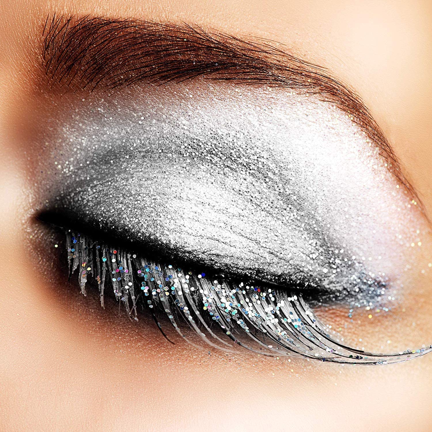 Mehron Makeup GlitterDust (.25 oz) (Opalescent White)