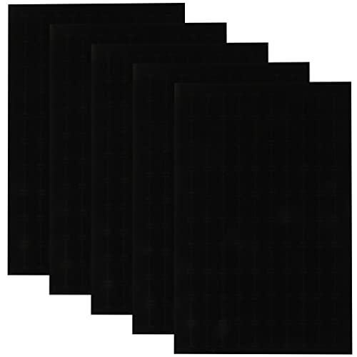 ARTIBETTER Jewelry Storage Insert - Foam Jewelry Inserts (3pcs) - Black Velvet Ring & Earring Display Pad for Jewelry Storage Box