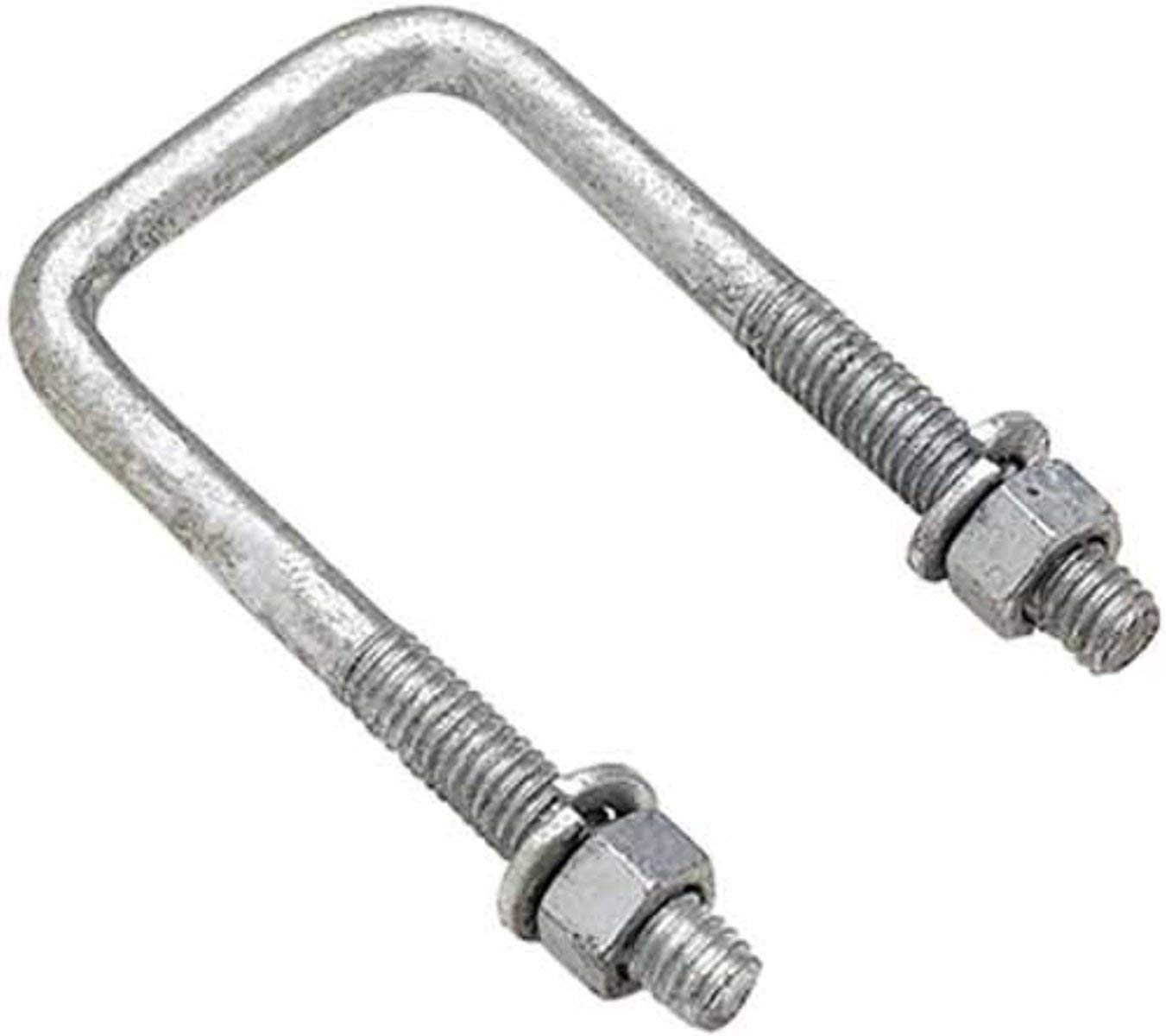 SEACHOICE Square U-Bolt 38 x 3-1/16 x 4-7/8 Bulk