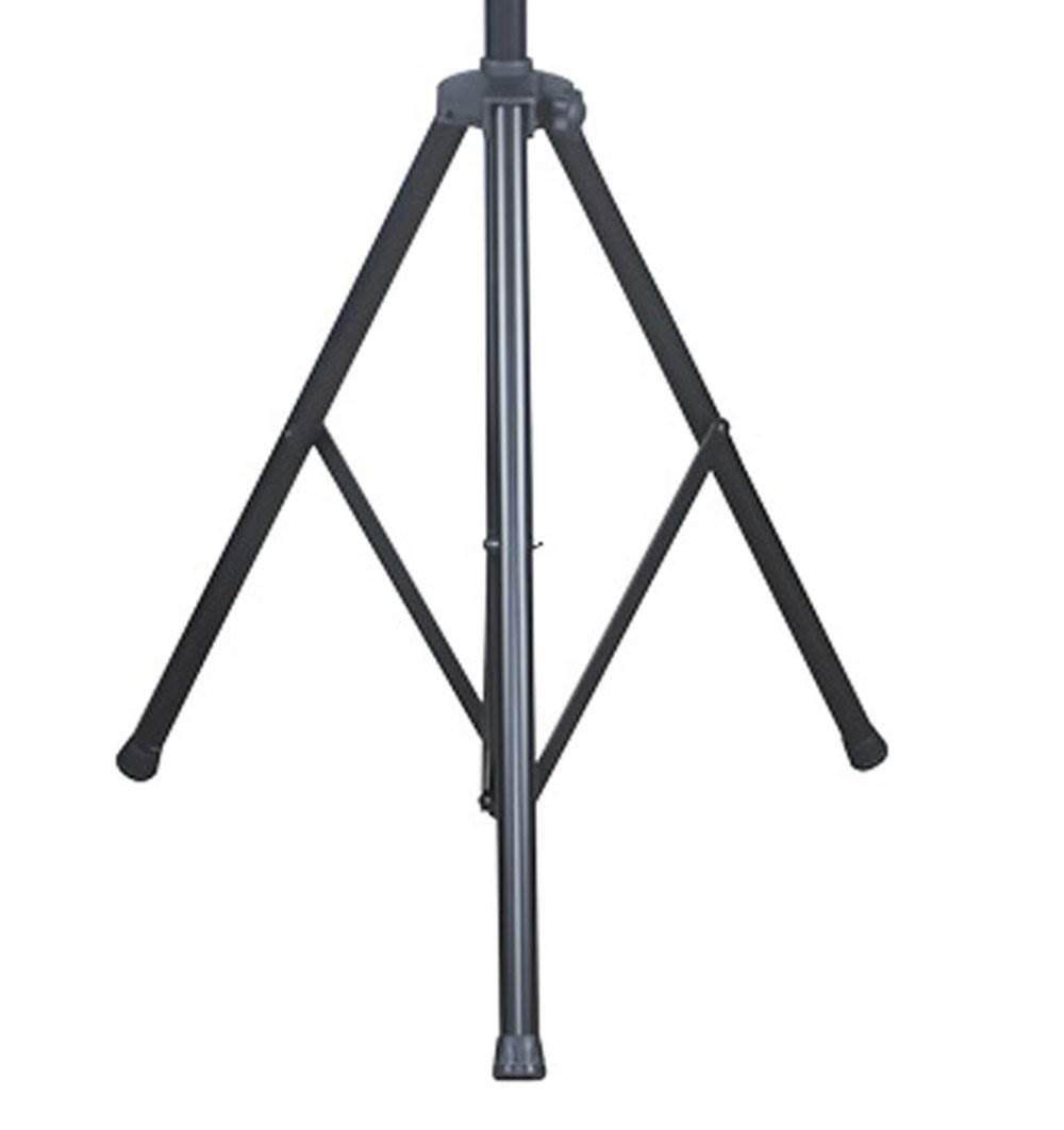 American DJ heavy duty aluminum stand, single t-bar, 12' maximum height 1.5 inch diameter