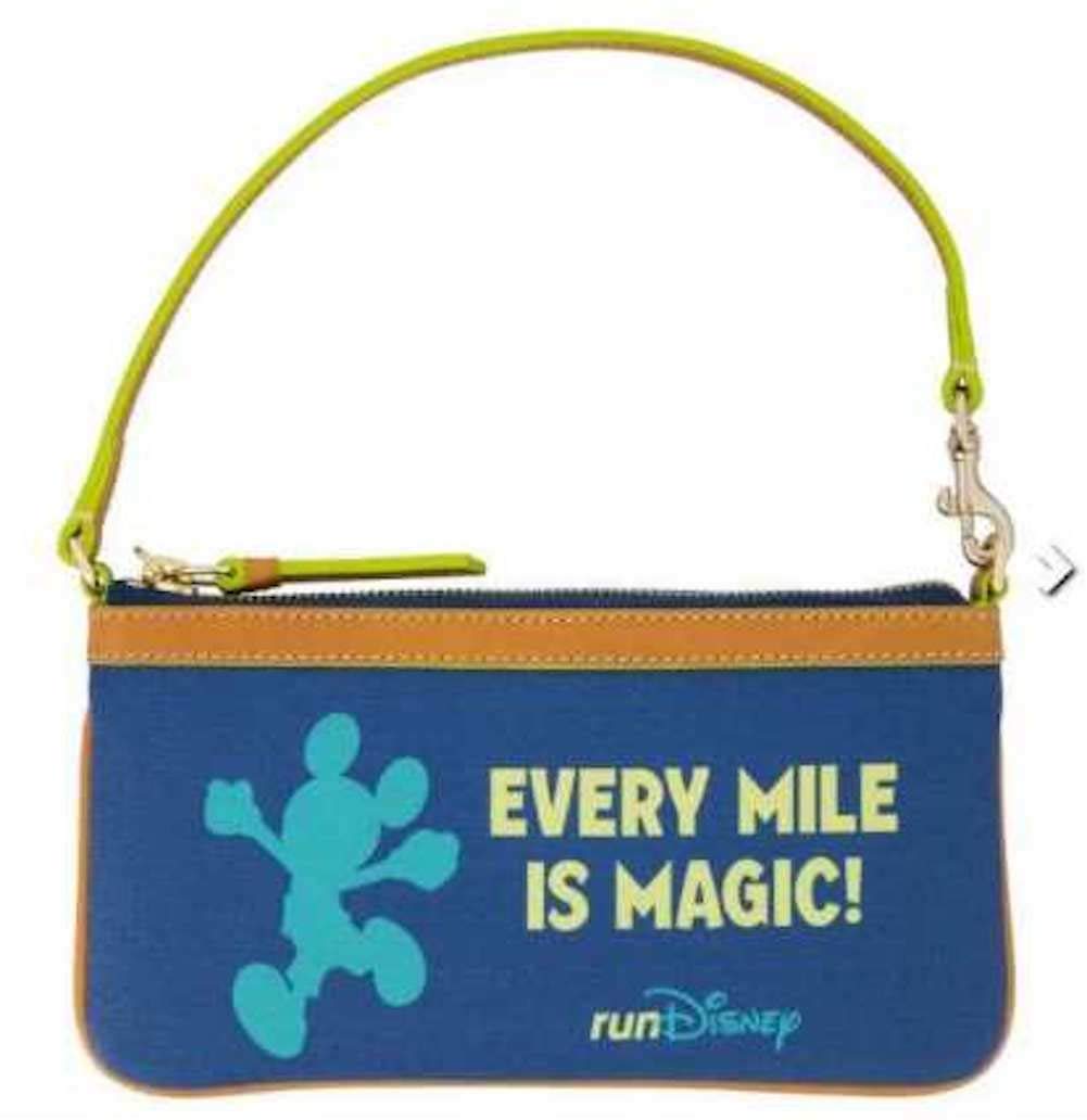 Disney Dooney and Bourke runDisney 2019 Marathon Wristlet Purse Bag Every Mile Is Magic