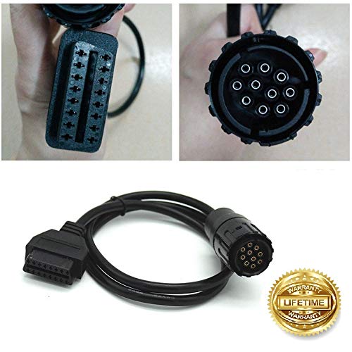 AuraTech 10pin Motor Cable OBD OBD2 Diagnostic Adapter obdii Cable for Motorcycles