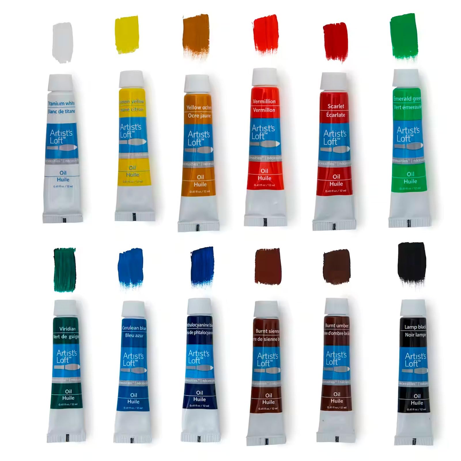 Artist's Loft Fundamentals Oil Paint Set, 12 Count