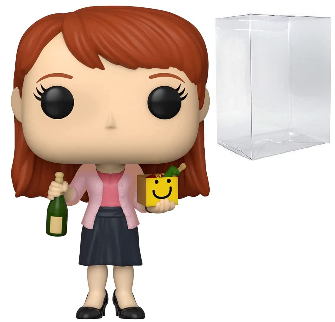 Funko The Office - Erin Hannon with Happy Box & Champagne Pop! Vinyl Figure (Bundled with Compatible Pop Box Protector Case)