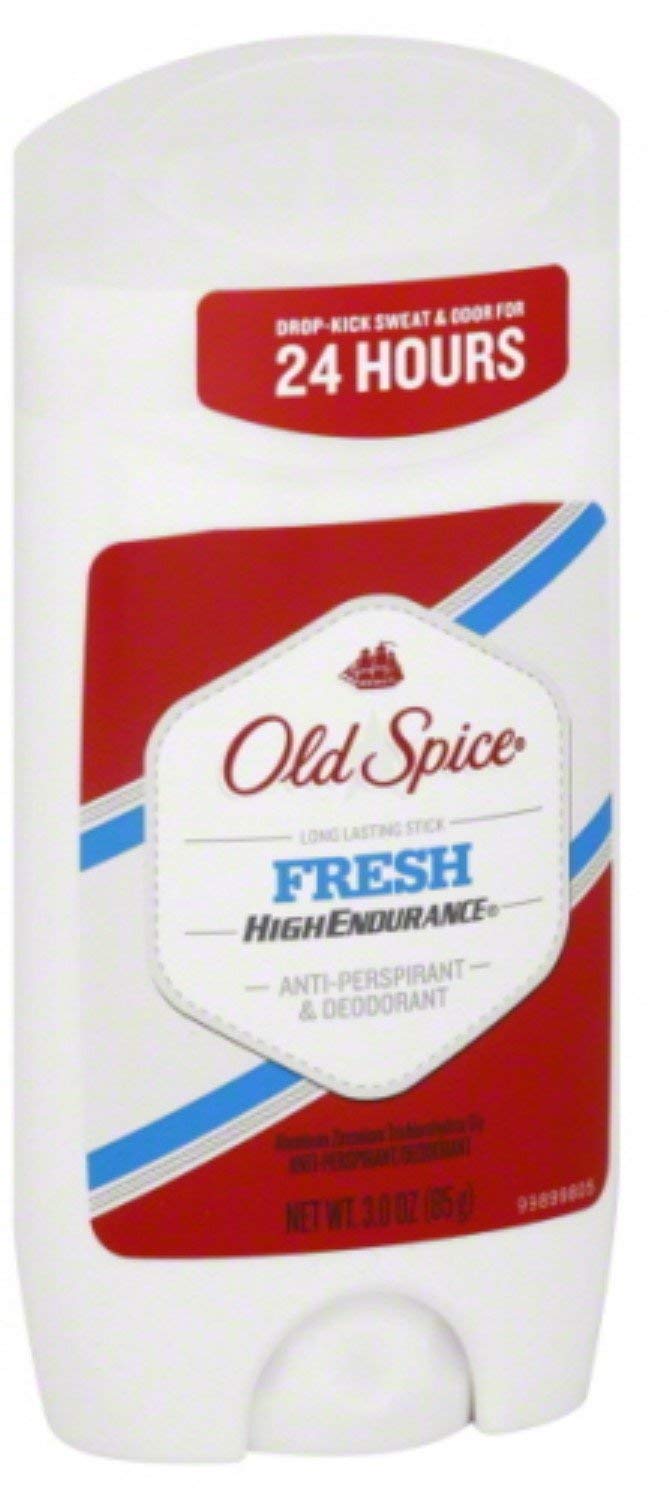 Old Spice High Endurance Anti-Perspirant Deodorant Invisible Solid, Fresh 3 oz