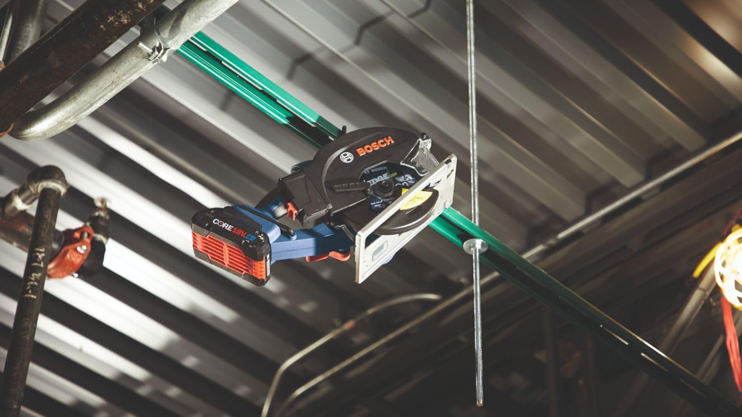 Bosch GKM18V-20N-RT 18V Lithium-Ion 5-3/8 in. Cordless Metal-Cutting Circular Saw (Tool Only) (Renewed)