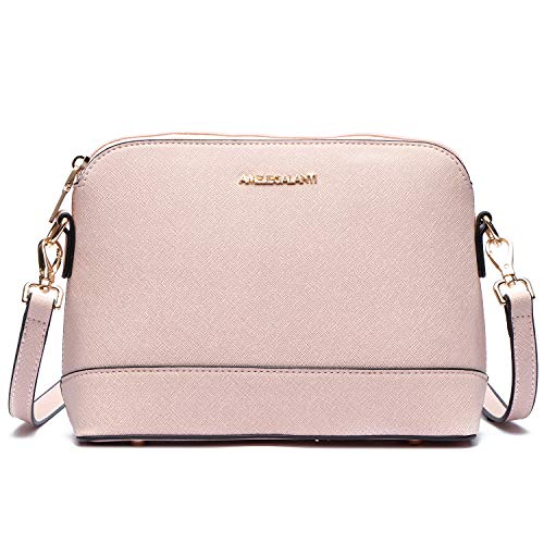 Crossbody Bags for Women, Lightweight Medium Dome Purses and Handbags with Adjustable Strap and Golden Hardwares