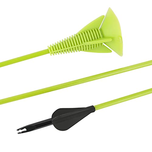 AMEYXGS Archery 27" Fiberglass Sucker Arrows Youth Arrow Safe Suction Cup Arrows for Youth Children Practice Archery (6)
